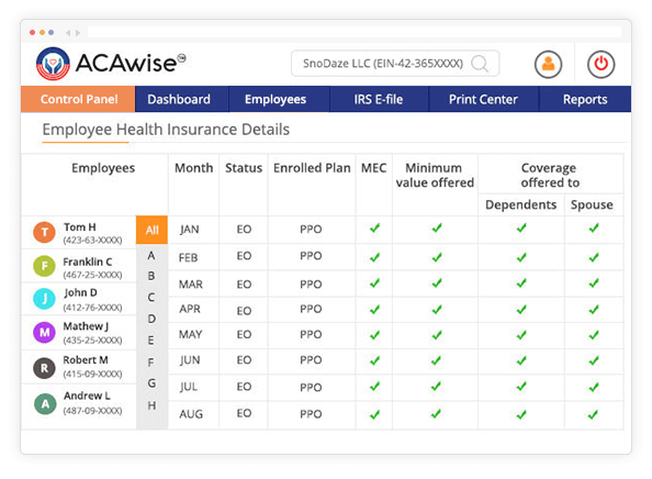 ACA Reporting Solution for Third Party Administrators | 1095 Filing